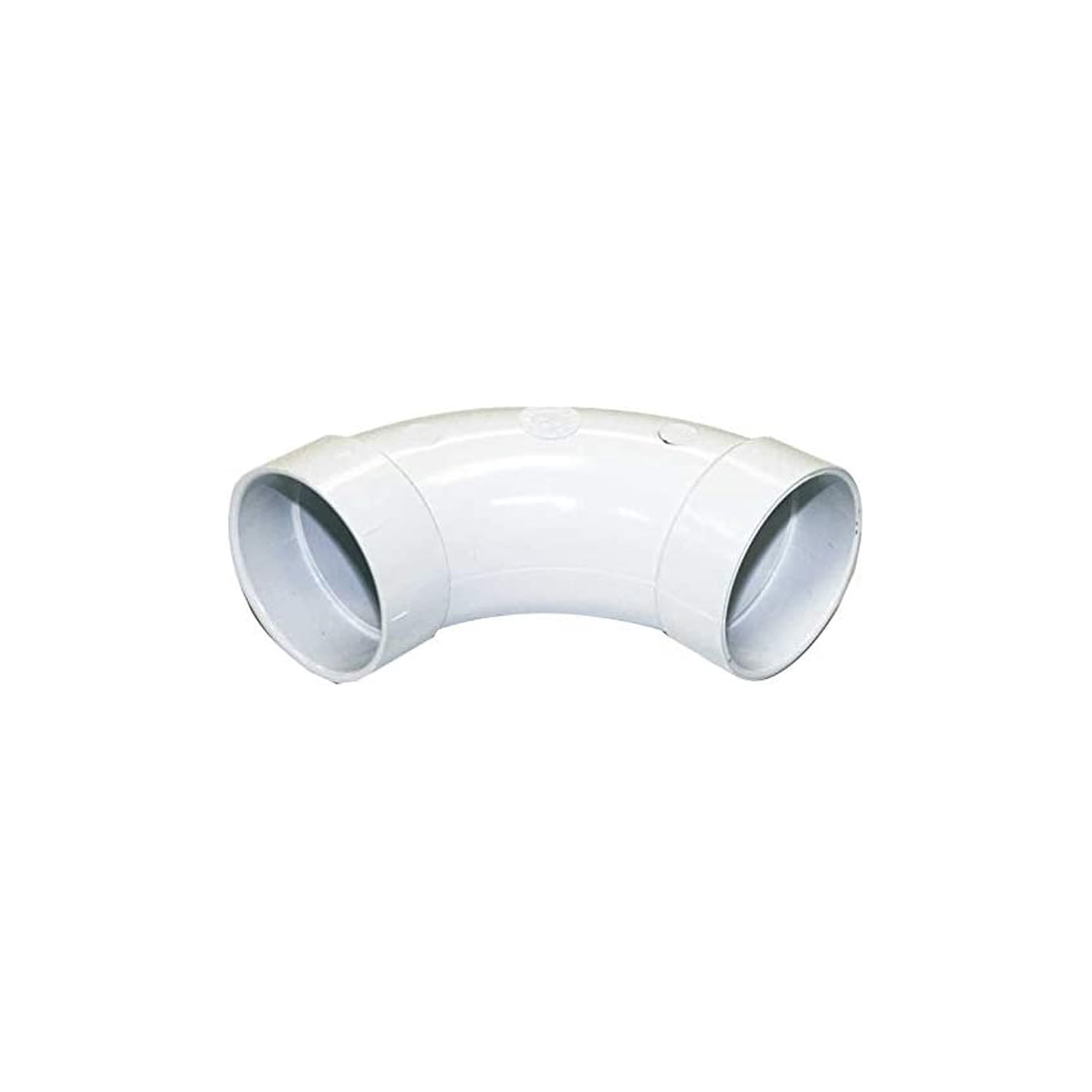 Plastiflex Central Vac Vacuum 90 Degree Sweep Fitting White Elbow ...