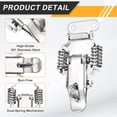Uxcell Stainless Steel Spring Loaded Toggle Latch with Lock Hole, (S ...