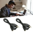 2PCS 1m/3.3ft 3.5mm Audio Extension Adapter Volume Control Cable for ...