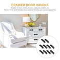 10Pairs Black Self-Stick Pull Handles Durable Plastic Instant Drawer ...