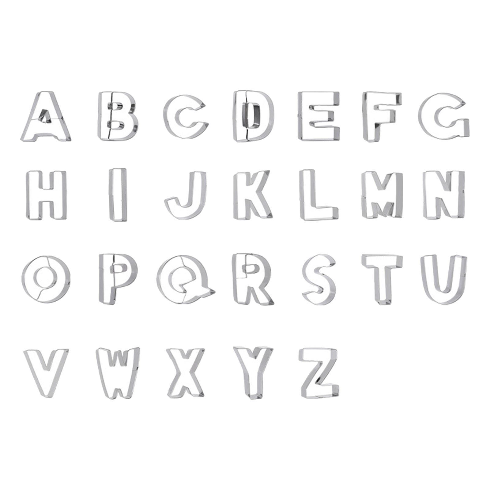 Click here for Plertrvy Clearance Cookie Cutters  Large 26 Englis... prices