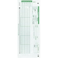 Official Scantron Brand 882-E Answer Sheet. (25 Pack) - Walmart.com