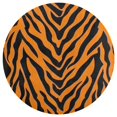Animal Print Patterns Soft Bedroom Round Area Rug, Washable Cute Circle ...