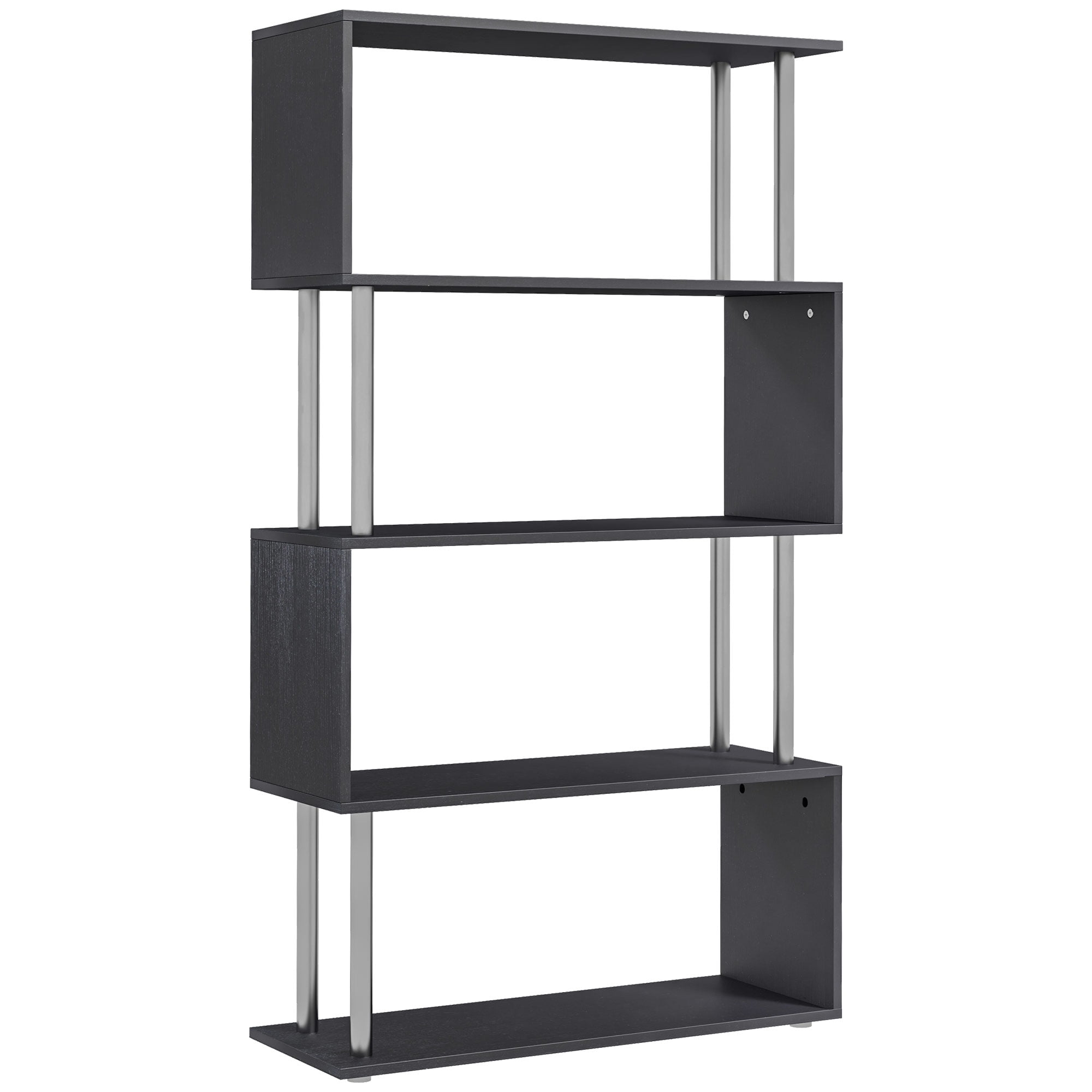 Click here for Homcom 5-Tiers Bookcase Z-Shape Storage Bookshelf... prices
