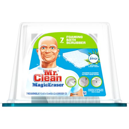 Mr. Clean Magic Eraser Foaming Bath Scrubber, 7 count - Walmart.com
