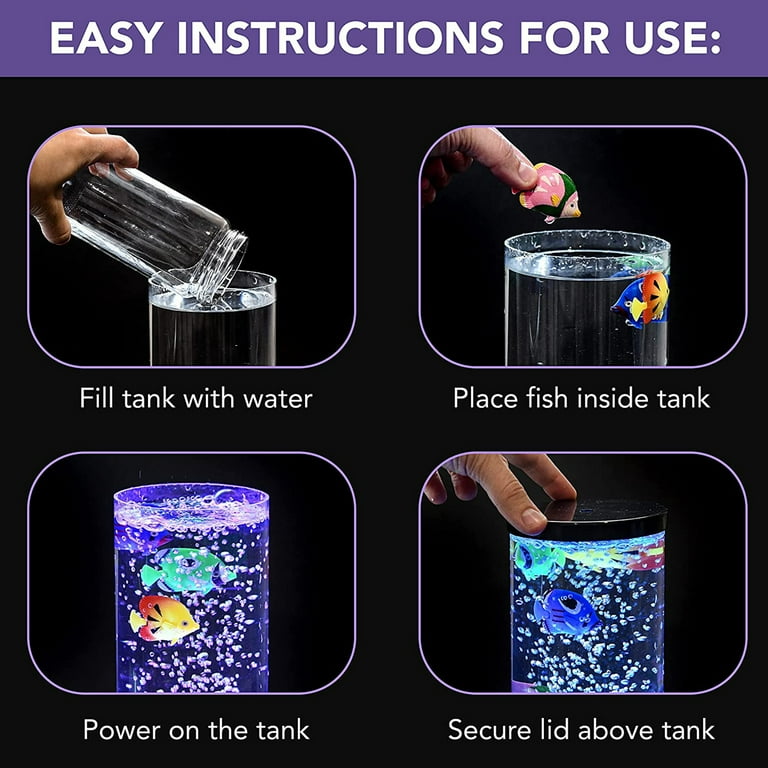Moving Fish Lamp