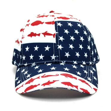 Sun Hat 4th of July Independence Day Women Men Star Embroidery Cotton ...