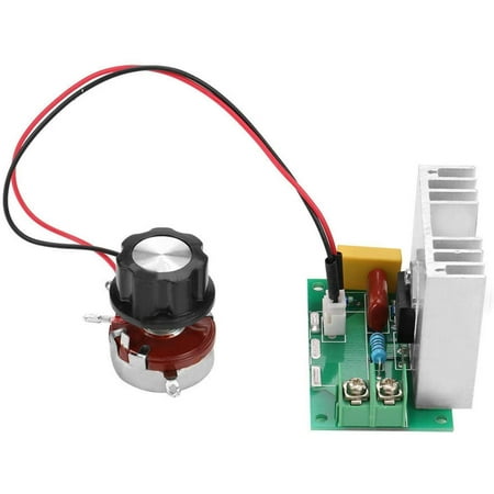 Sepeda AC 0-220V 4000W 40A Voltage Regulator Speed Control Driver Dimming Dimmer LED Dimmers ...