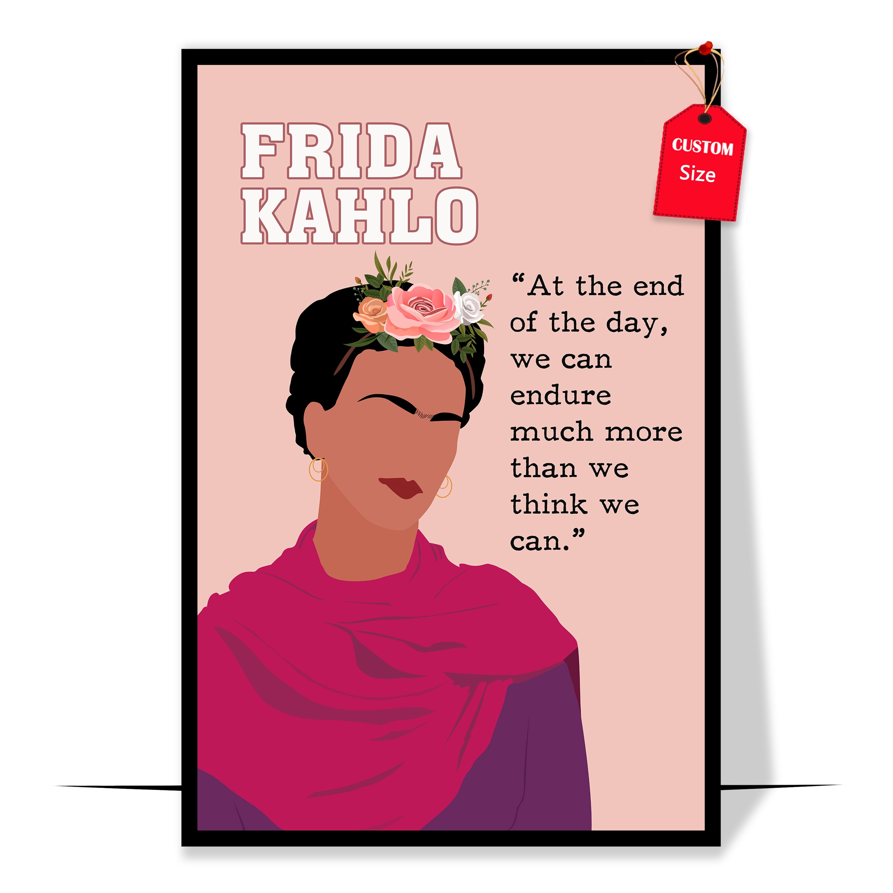 LOLUIS Inspirational Quotes Wall Art, Hispanic Leaders Art Print Decor ...