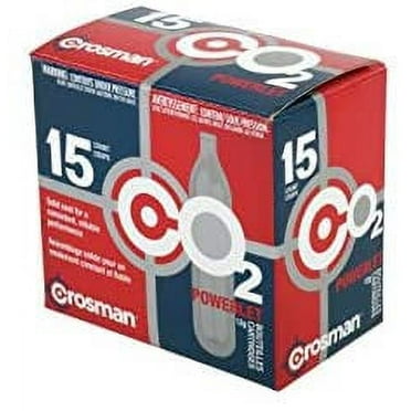 Crosman Brand 12 Gram Co2 Powerlets, 40ct, for Use with Paintball, Air ...
