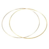 S SERENABLE 2Pcs Metal Floral Hoop Metal Hoop Wreath Frame Floral ...