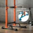 SOGES Height Adjustable Power Tower Dip Stands Pull up Bar Strength ...