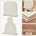 2 Set Wood Hat Stand Display Set Blanched Almond 23.3x7.3x24.8cm ...
