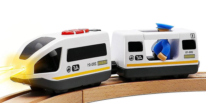Battery Operated Action Locomotive Train (Magnetic Connection ...