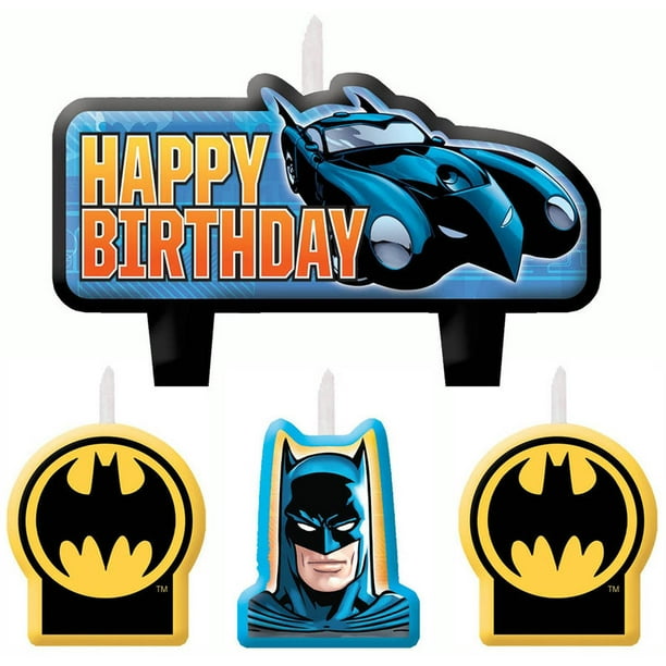 Batman Birthday Candle Set - Walmart.com