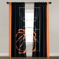 Basketball Window Curtains, 2 Panel Set - 52 inch x 84 inch - Kids Room ...