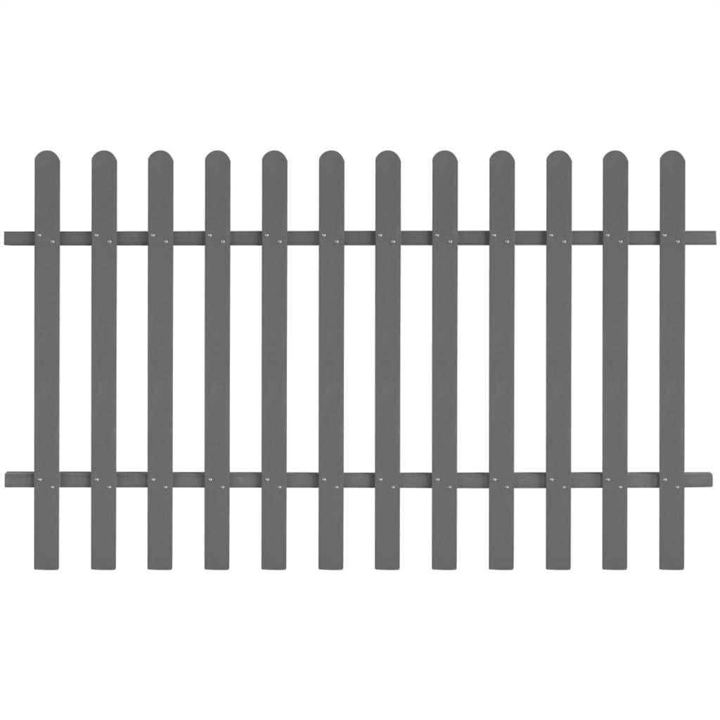 vidaXL Picket Fence Garden Fence Panel Outdoor Edging Border Fence ...