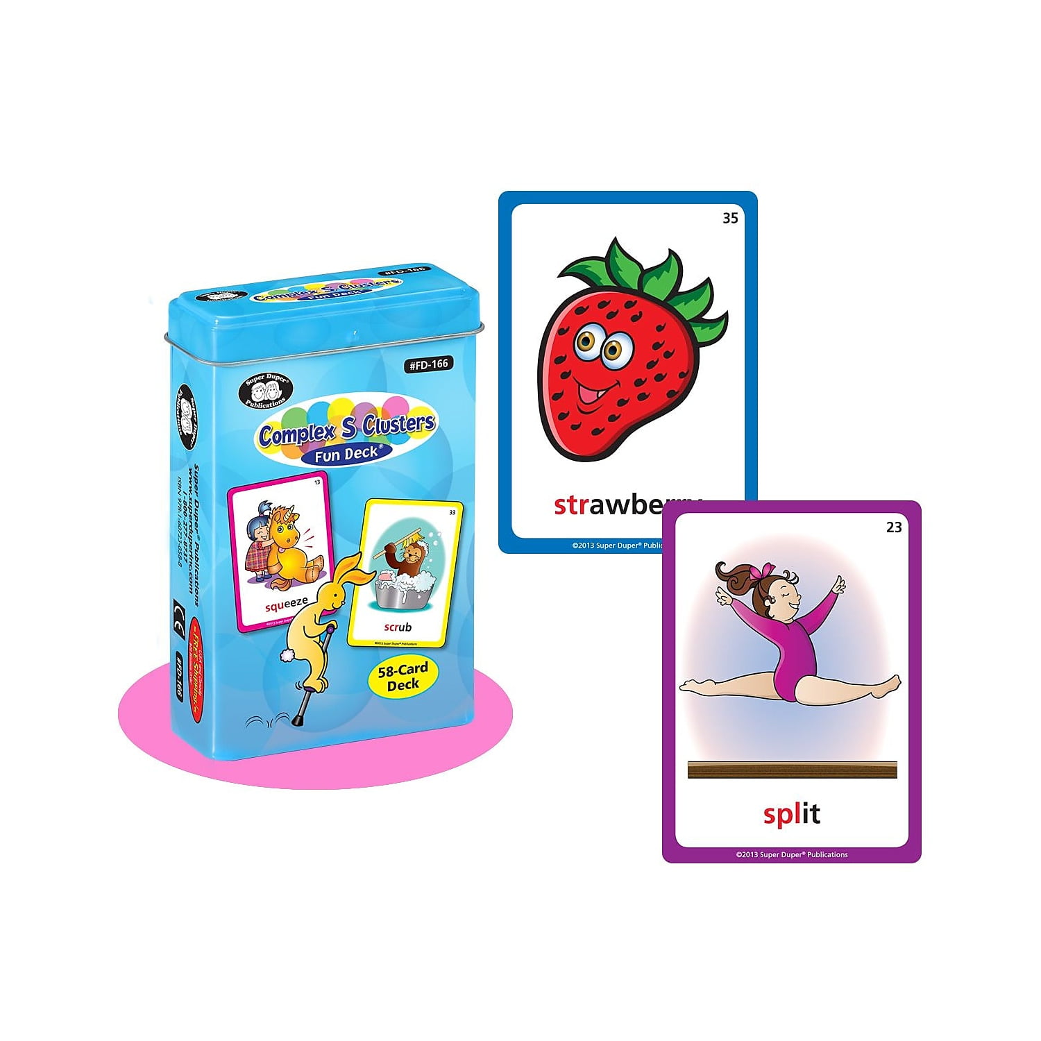 Super Duper Publications | Complex S Clusters Sounds Fun Deck Flash Cards | Educational Learning ...