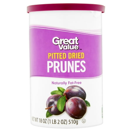 Great Value Pitted Dried Prunes, 18 oz - Walmart.com