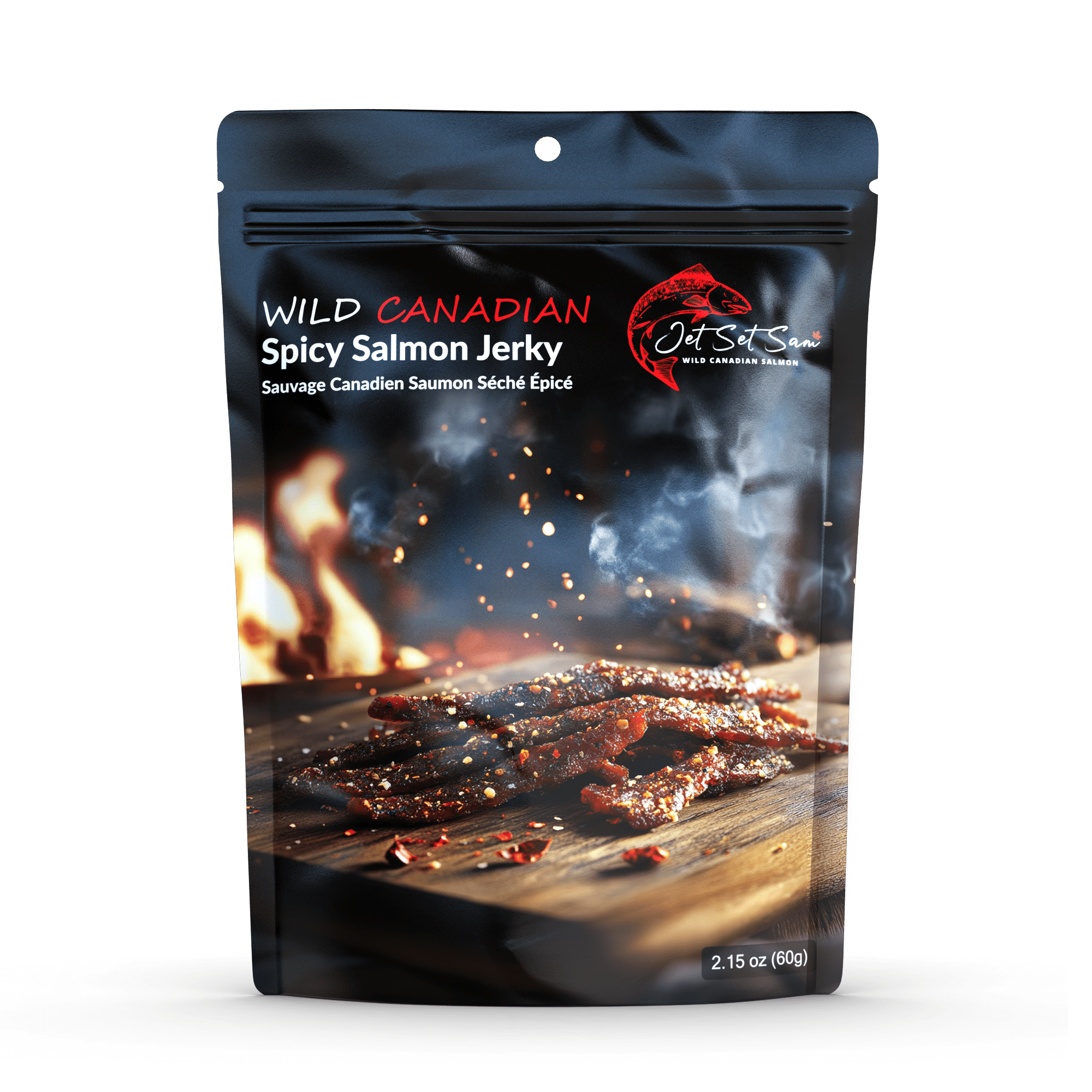 Click here for Jet Set Sam Wild Canadian Smoked Salmon Jerky 2 Pa... prices