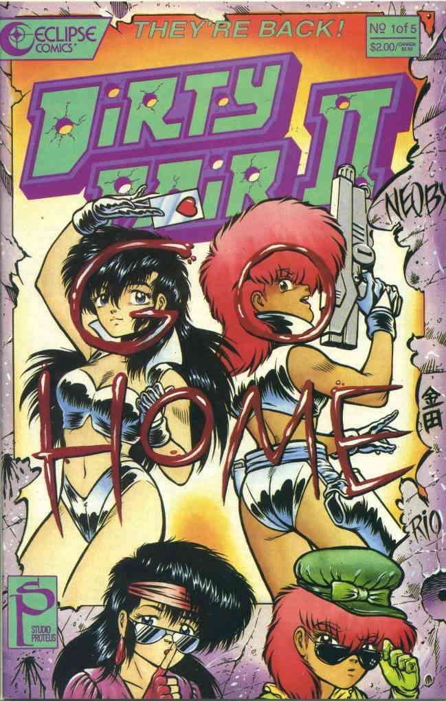 Dirty Pair II #1 VF ; Eclipse Comic Book - Walmart.com