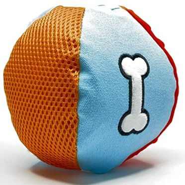 Glory To Dog Roly-Poly Cow Plush Dog Toy with Krinkle and Squeaker ...