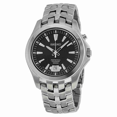 Seiko Men's Automatic Sport Black Silicone Mesh Strap Watch 42.5mm ...