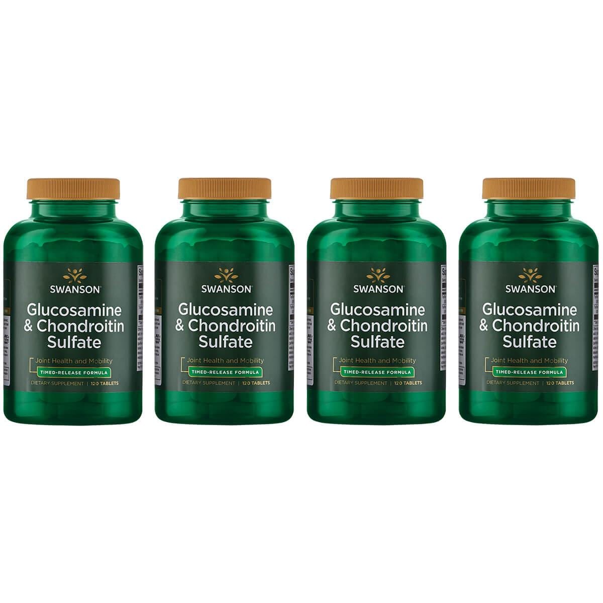 Swanson Glucosamine & Chondroitin Timed-Release - Featuring Truflex 4 ...
