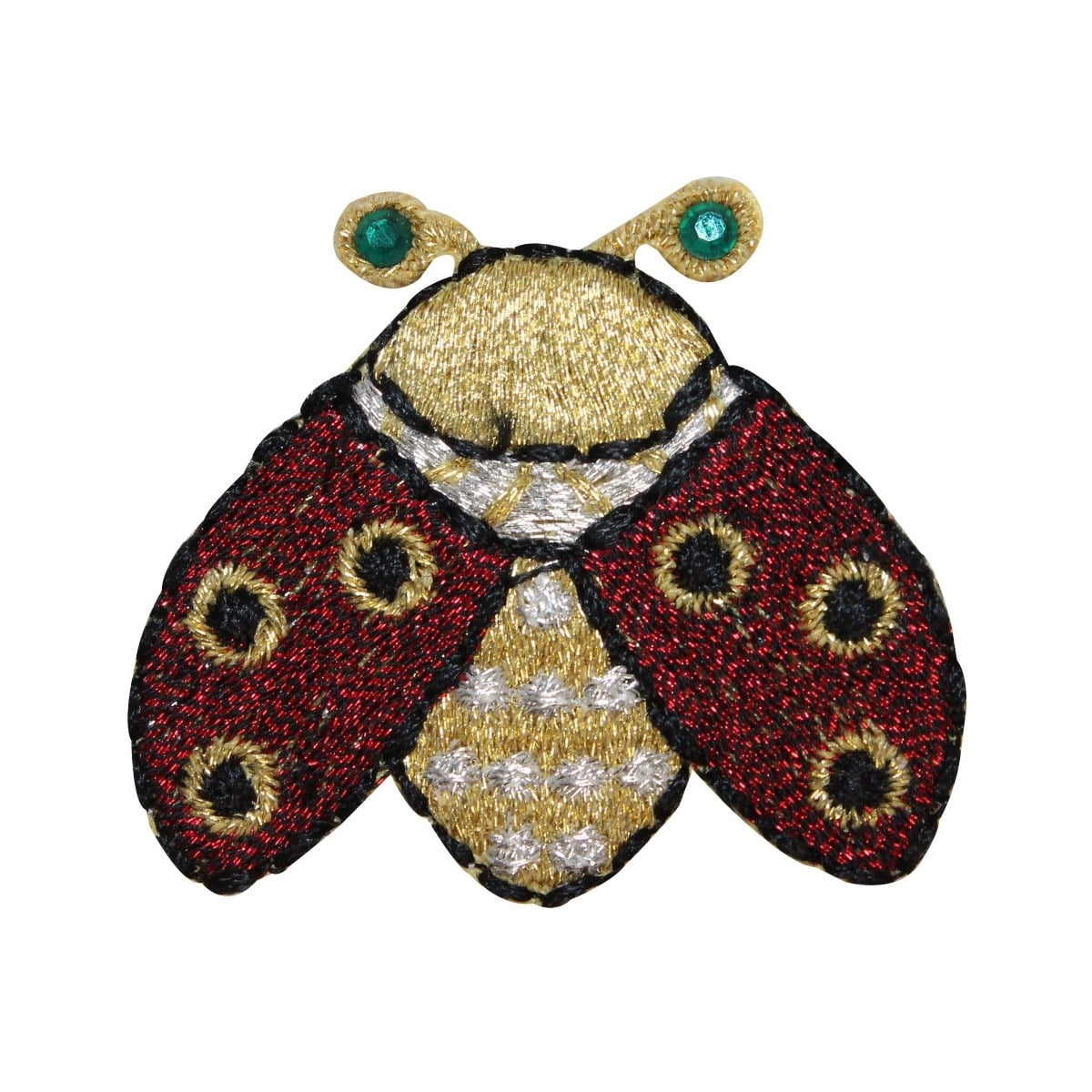 ID 0431 Gold Lady Bug Patch Beetle Insect Embroidered Iron On Badge ...