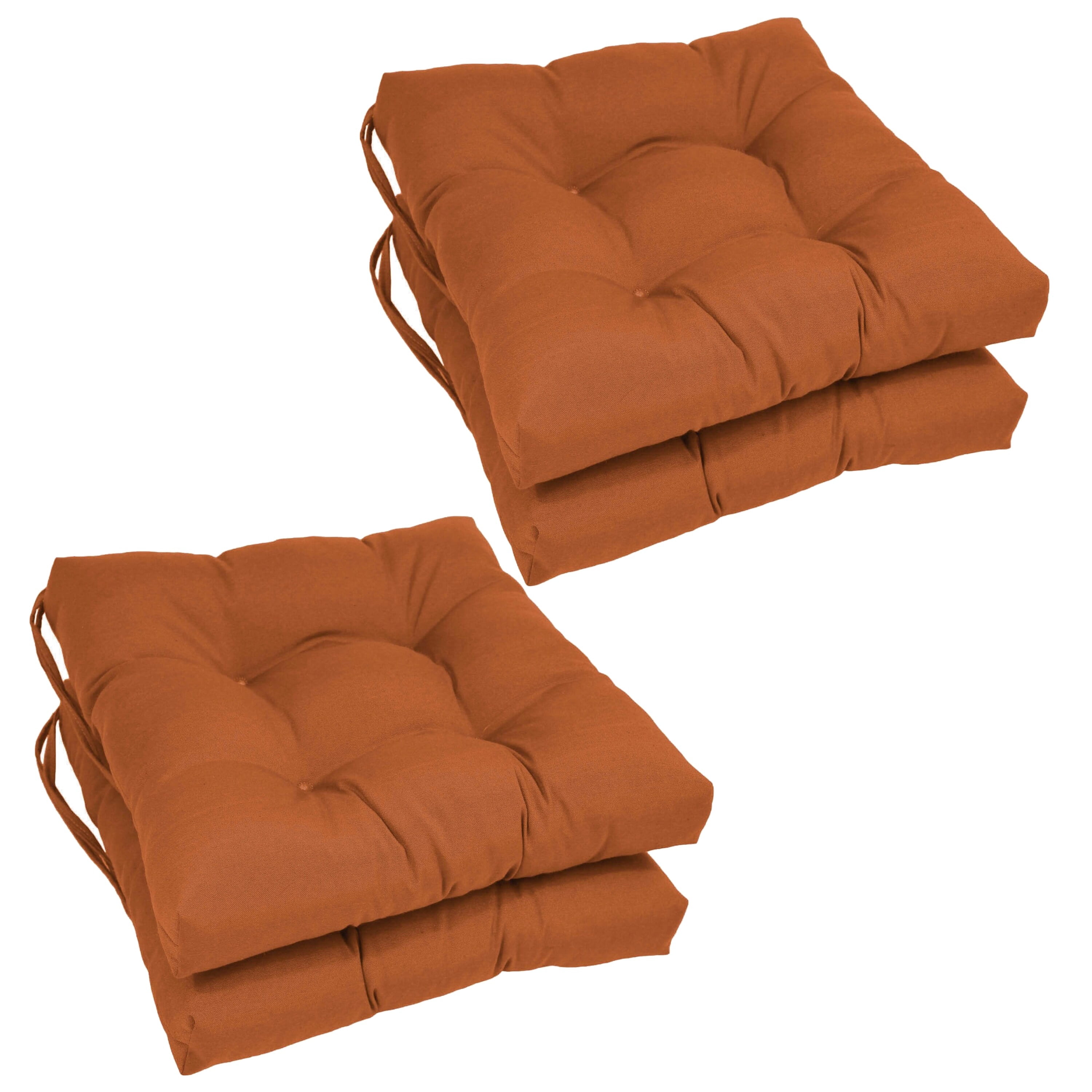 Blazing Needles 16 inch Square Indoor Chair Cushions Set Of 2 4 Or 6 Blazing Needles 16 inch Square Indoor Chair Cushions Set Of 2 4 Or 6