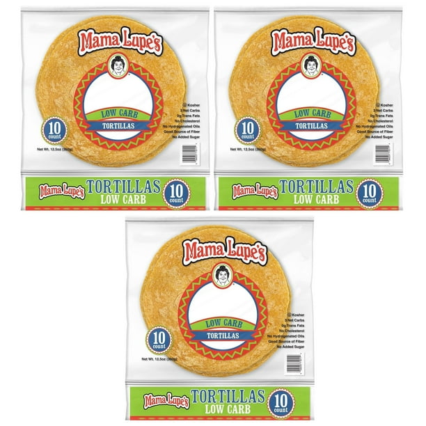 Mama Lupe's 7-inch Low-Carb Tortillas Size: 3-Pack - Walmart.com