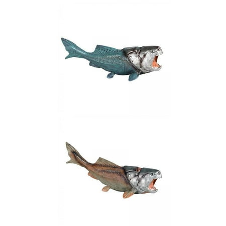 2x Realistic Fish Model Figure Kids Learning Toys Office Bedroom Shelf ...