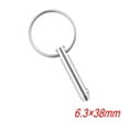 CAIJIEXI Safety Pin Marine Grade 6.3mm Ball Pin Quick Release Silver ...