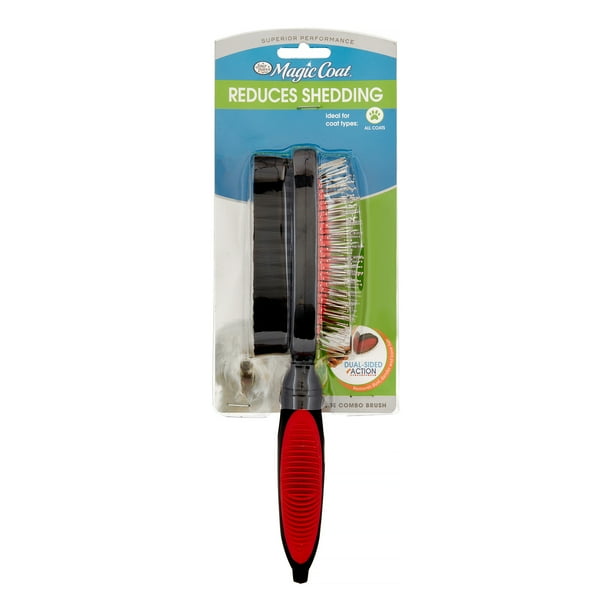 Four Paws Magic Coat Dog Combo Brush, Large - Walmart.com