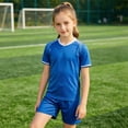 Boy Outfits Sets Football Sports Quick Drying Training Shirt Shorts ...