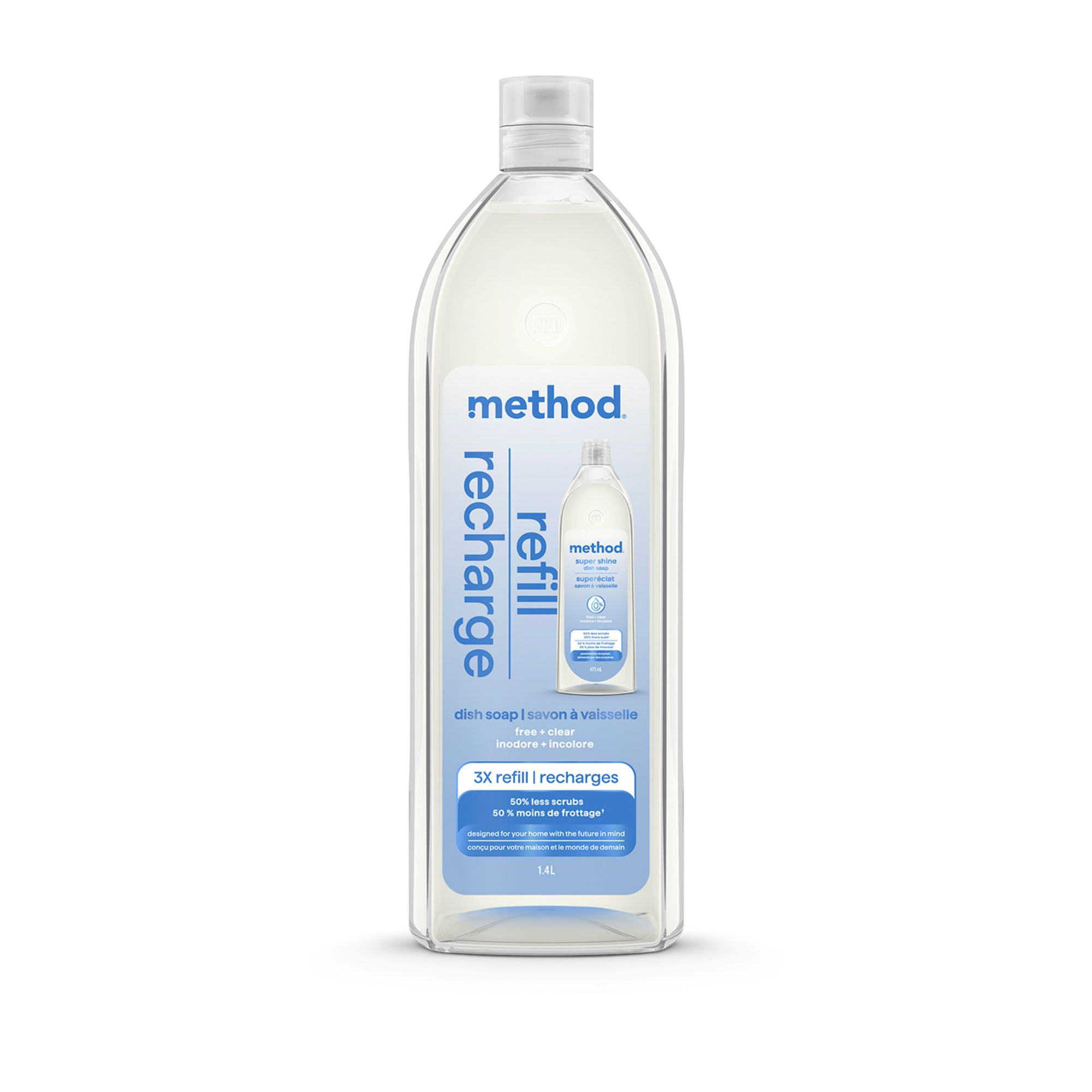Click here for Method Refill Dish Soap Free And Clear 1.4 L 1.4 L prices