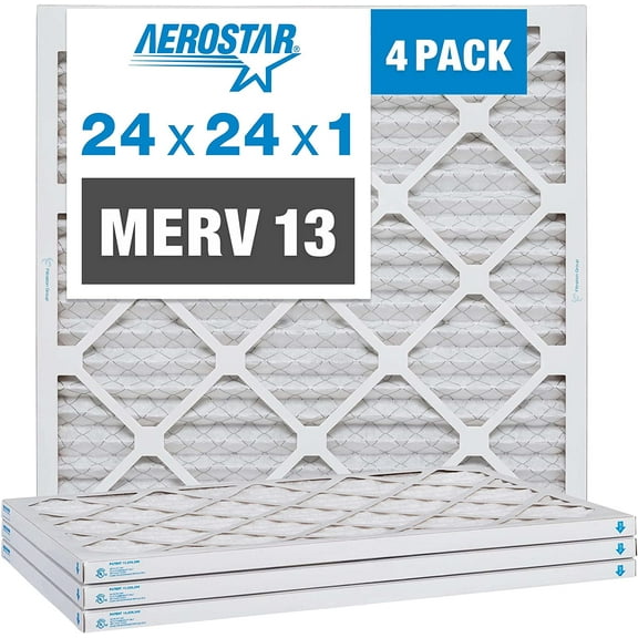 18x20x1 MERV 11 - 6 Count - Pleated HVAC, Furnace & Air Conditioner ...