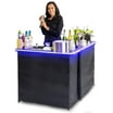 GoBar Portable Double Bar Table Set, Multi-Color LED Lights, Mobile ...