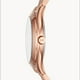 Michael Kors Mini Slim Runway 34mm Steel Rose Dial Quartz Ladies Watch ...