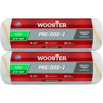 Wooster RR924 18" Super/Fab FTP 1/2" Nap Roller Cover - Walmart.com