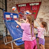 Pop-A-Shot Dual Shot Sport 81in Foldable Indoor Basketball Game with ...