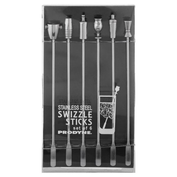 Prodyne Stainless Steel Legacy Swizzle Sticks (Set/6) - Walmart.com ...