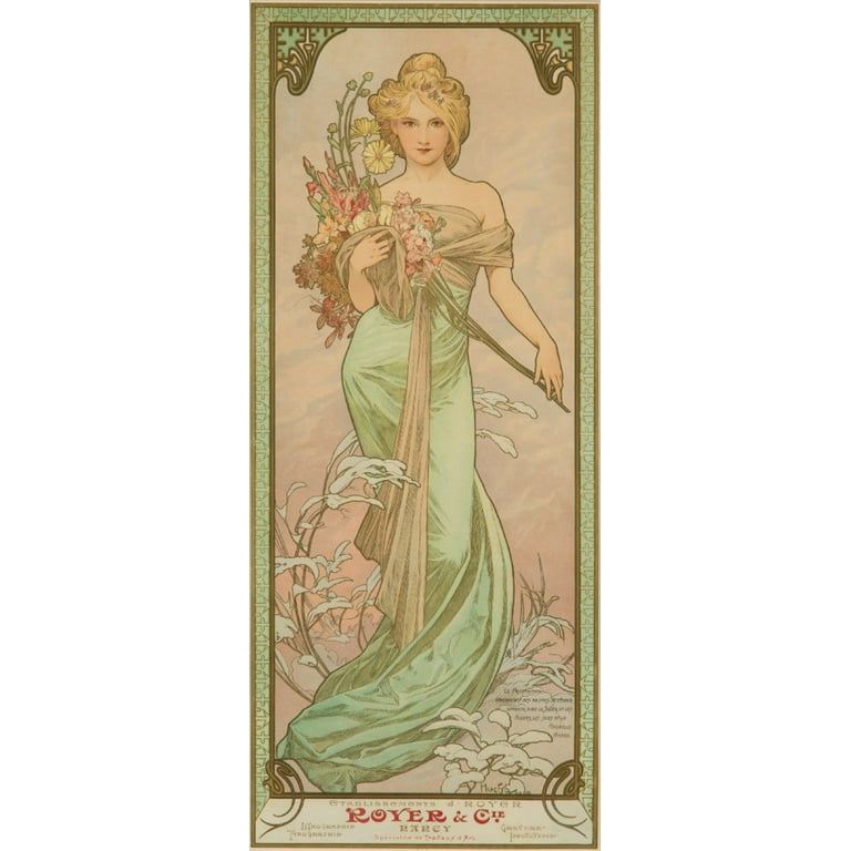 Alphonse Mucha Spring 1900