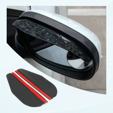 2 Pcs Rear View Mirror visor Side Mirror Rain Guard Carbon Fiber Mirror ...