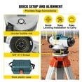 Automatic Optical Level 24X - High Precision Leveling Kit w/Compensator ...