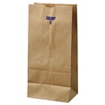 Kraft Gusset Fold Top Paper Bags, Brown, 500 Ct - Walmart.com