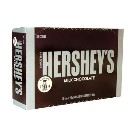 Hershey Milk Choc 36Ct - Pack of 36 - Walmart.com