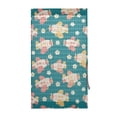 Airplane Flower Pattern Door Curtain Sheer Privacy Light Filtering ...