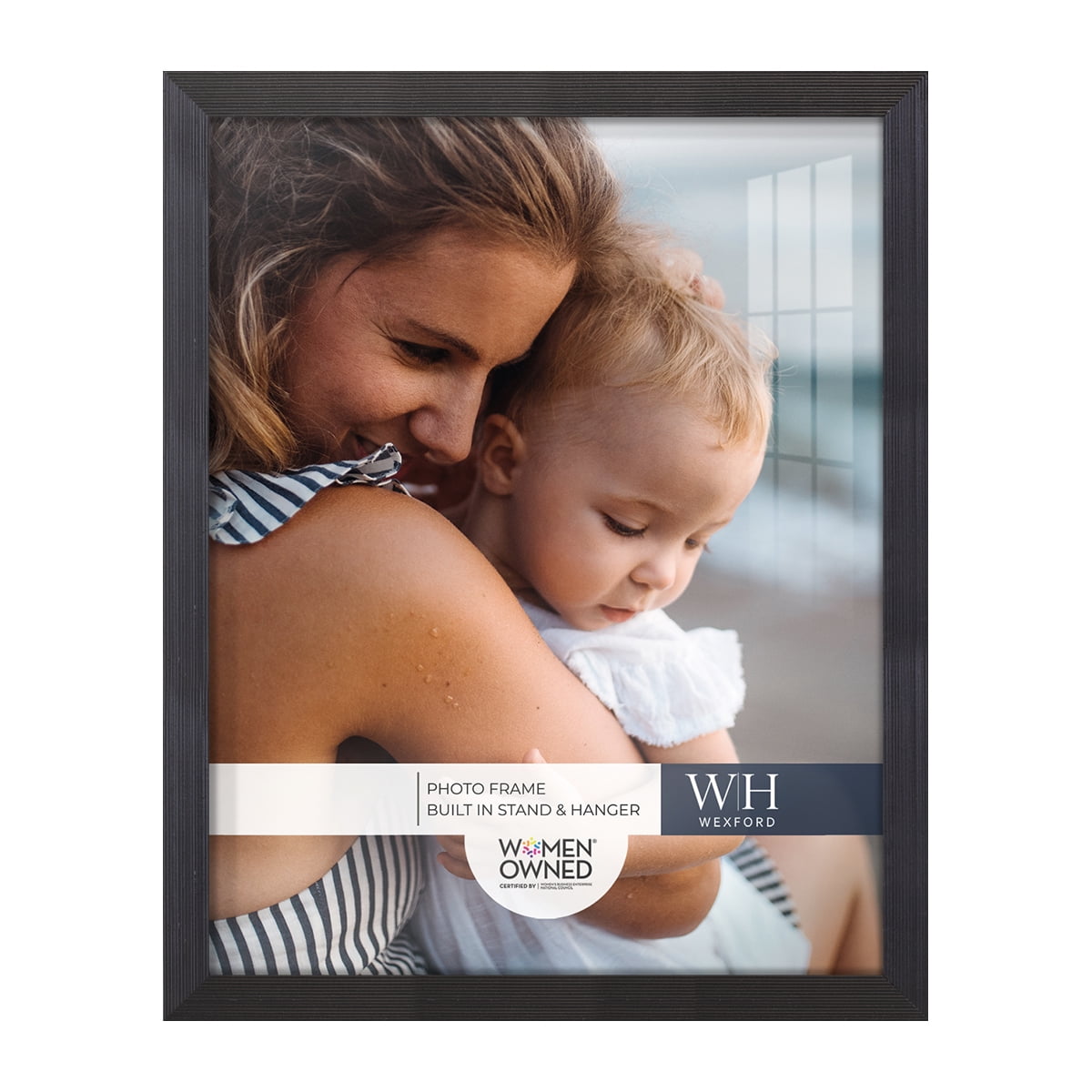 Premium Ebony Solid Wood Picture Frame, 11" x 14" - Walmart.com