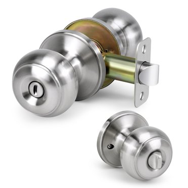 Constructor Chronos Privacy Door Knob Lock Set for Bedroom and Bathroom ...